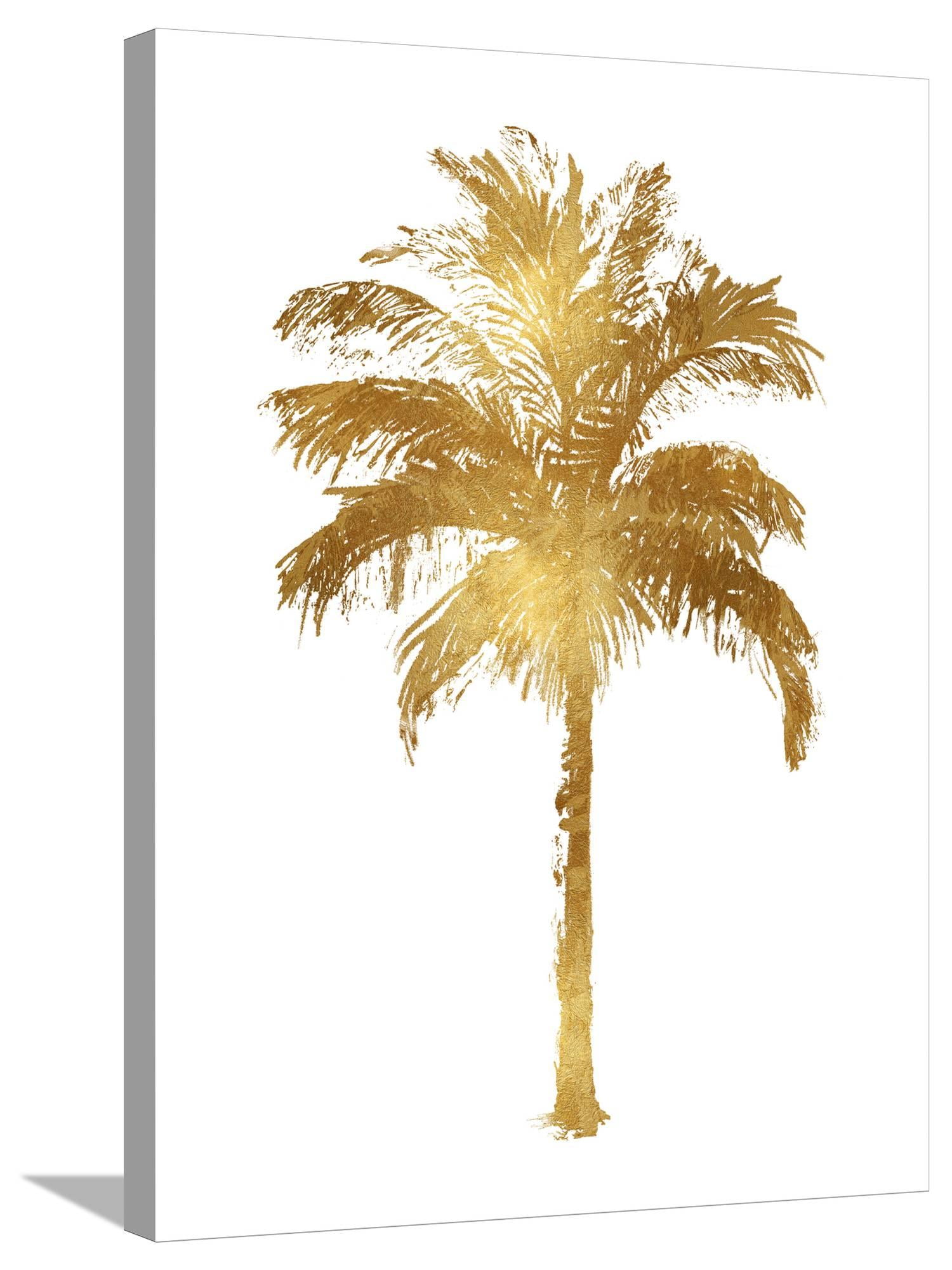 Art.com Palm Gold II Stretched Canvas Print Wall Art by Kristen Drew ...