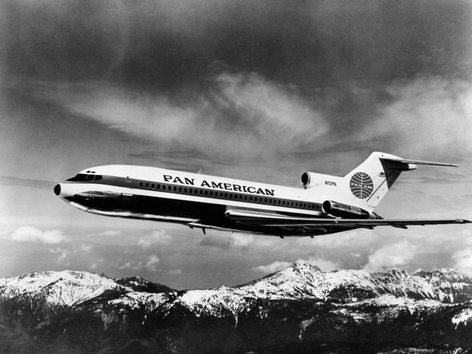 Art.com Pan American's Tri-Engined Boeing 727 Jet, 1965 Photo, 24" x 18 ...
