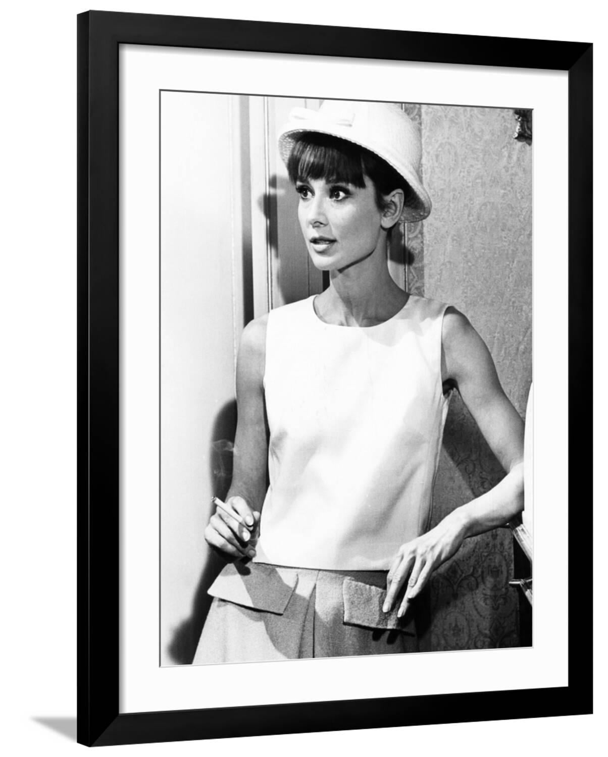 Art.com Paris When it Sizzles, Audrey Hepburn, 1964 Photo, Black Frame ...
