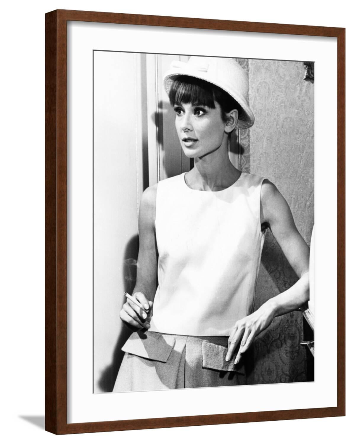Art.com Paris When it Sizzles, Audrey Hepburn, 1964 Photo, Brown Frame ...