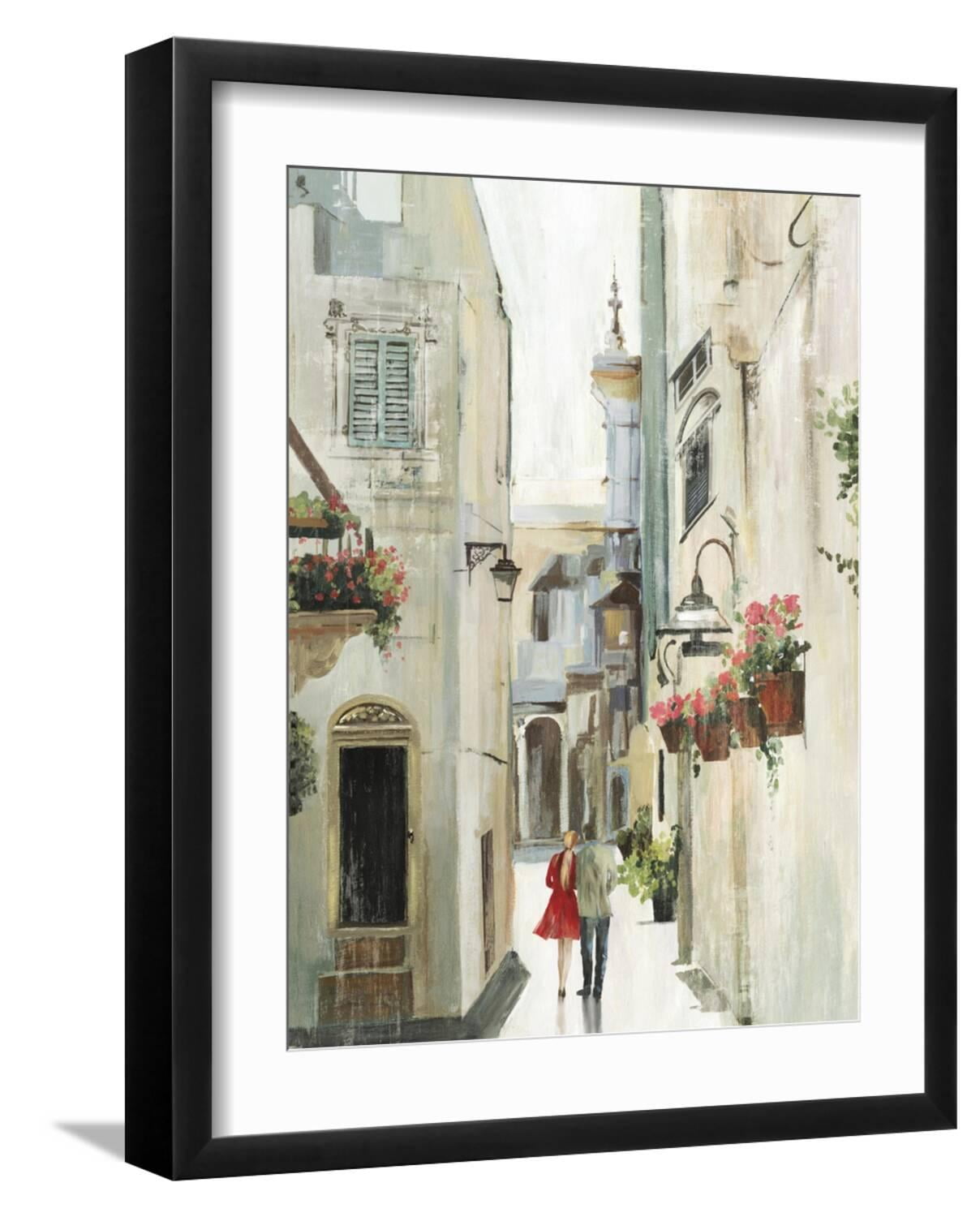 Art.com Parisian Walkthrough Art Print by Allison Pearce, Black Frame ...