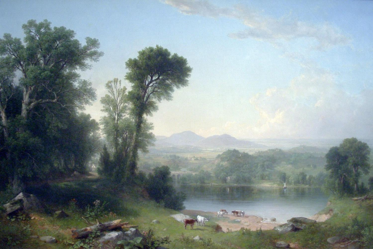 Art.com Pastoral Landscape Art Print by Asher Brown Durand, 36" x 24 ...