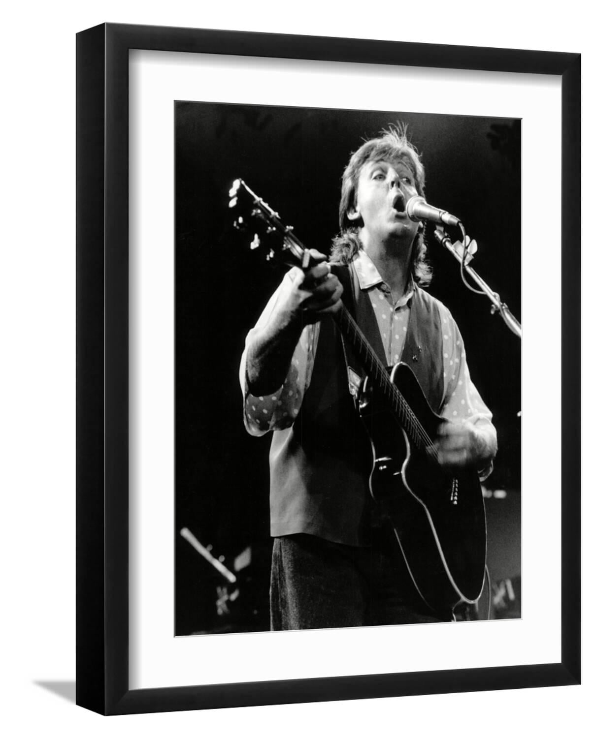 Art.com Paul Mccartney on Stage In, 1989 Photo by Associated Newspapers ...