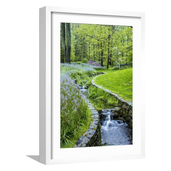 Art.com Pennsylvania, Wayne, Chanticleer Garden. Blooming Flowers and ...