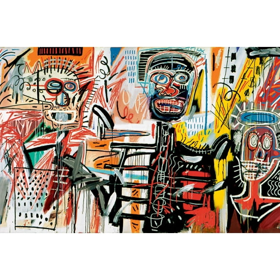 Art.com Philistines, 1982 Giclee Print by Jean-Michel Basquiat, 24" x ...