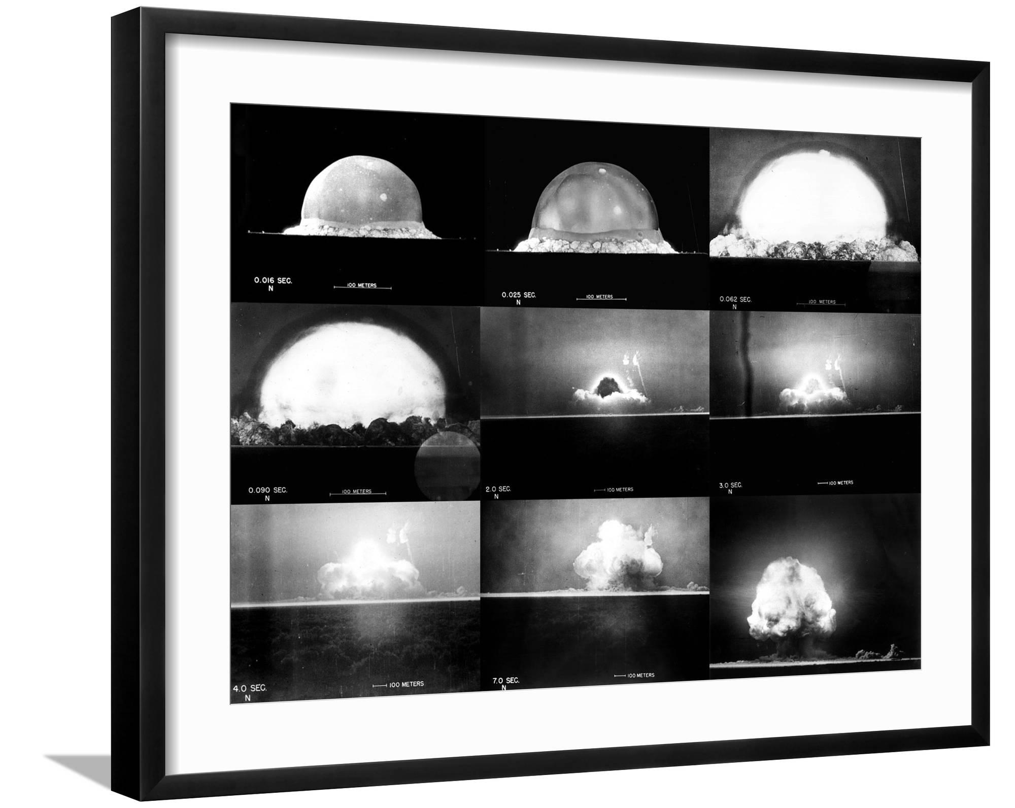 Art.com Photographic Sequence of the Trinity Test, the First Manmade ...