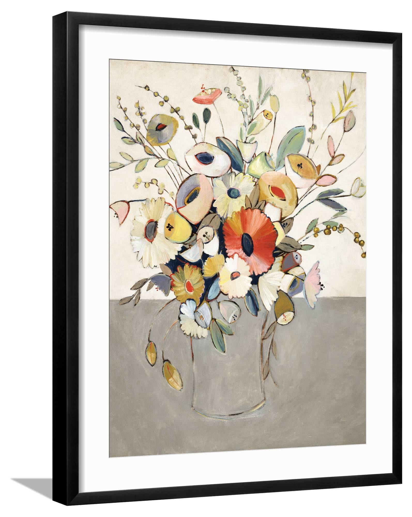 Art.com Pink Heart Giclee Print by Kari Taylor, Black Frame Wall Art ...