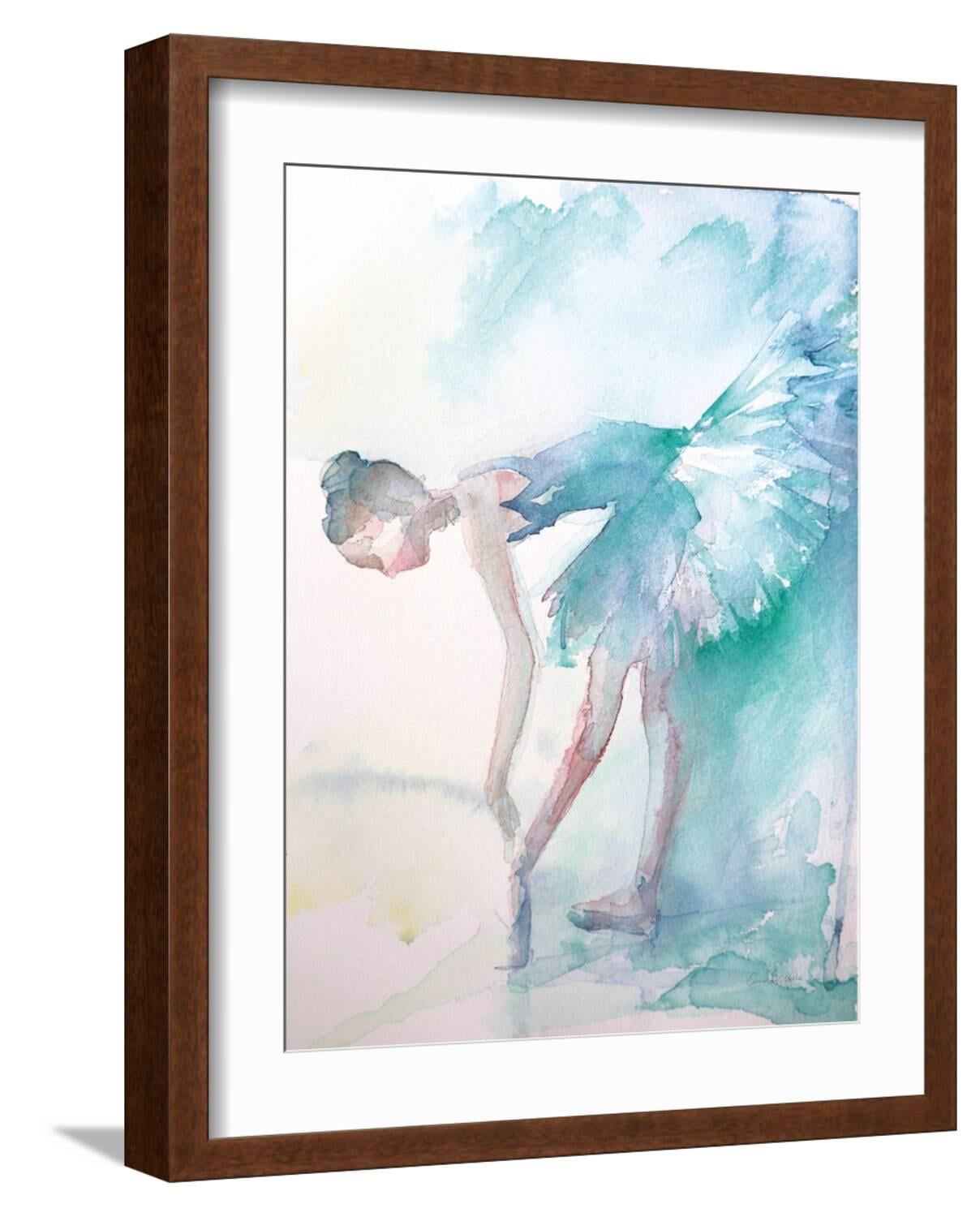 Art.com Pointe Shoes Art Print by Aimee Del Valle, Brown Frame Wall Art ...