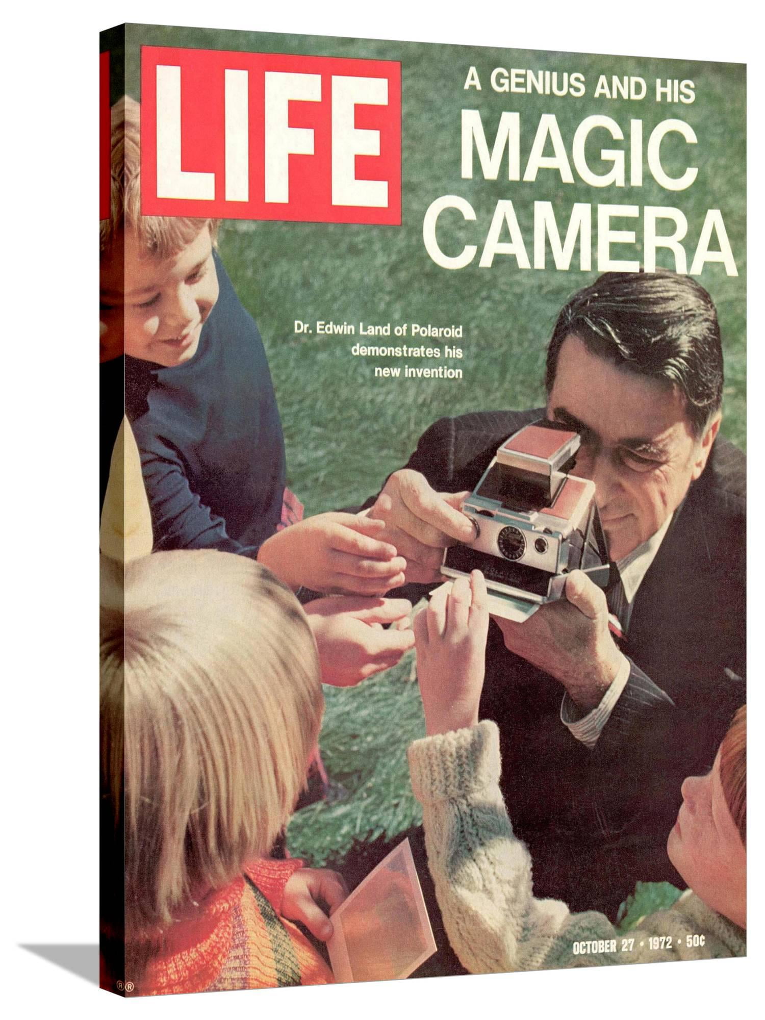 Art.com Polaroid's Edwin Land with New Instant Camera, October 27, 1972 ...