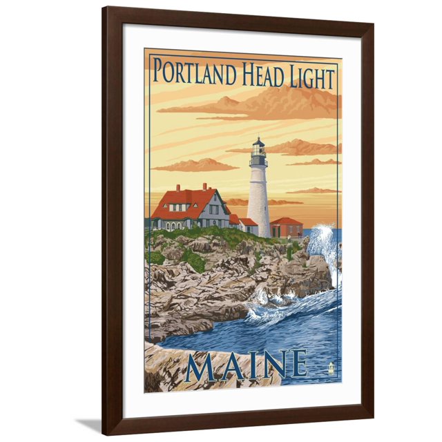 Art.com Portland Head Light - Portland, Maine Art Print by Lantern ...