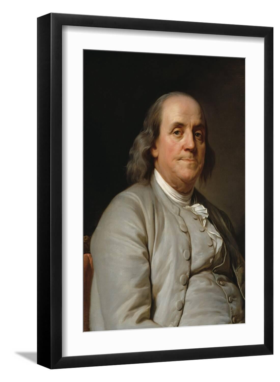 Art.com Portrait Benjamin Franklin Art Print by Joseph-Siffrede ...