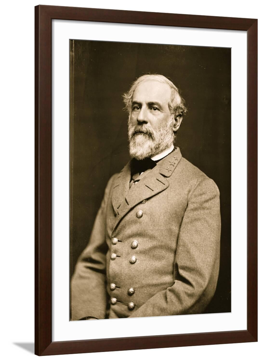 Art.com Portrait of General Robert E. Lee, CSA Photo, Brown Frame Wall ...