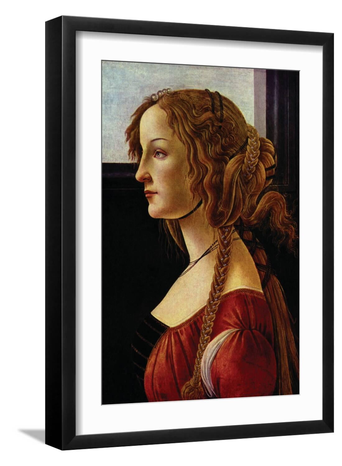 Art.com Portrait of Simonetta Vespucci Art Print by Sandro Botticelli ...
