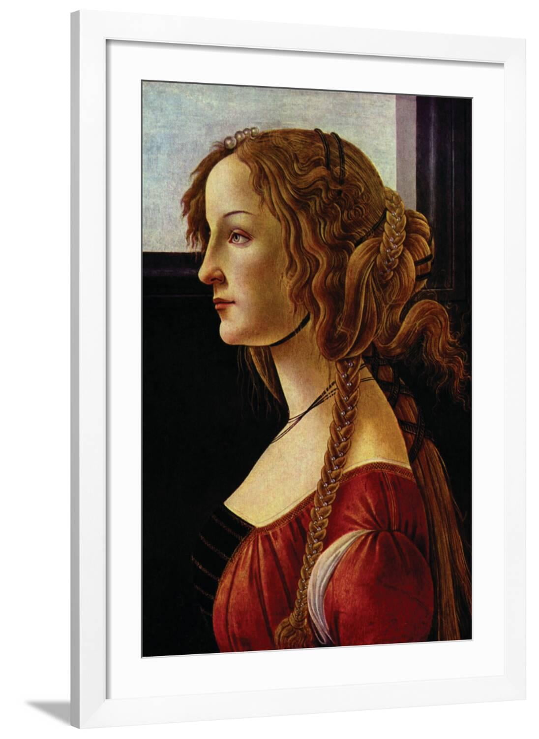 Art.com Portrait of Simonetta Vespucci Art Print by Sandro Botticelli ...