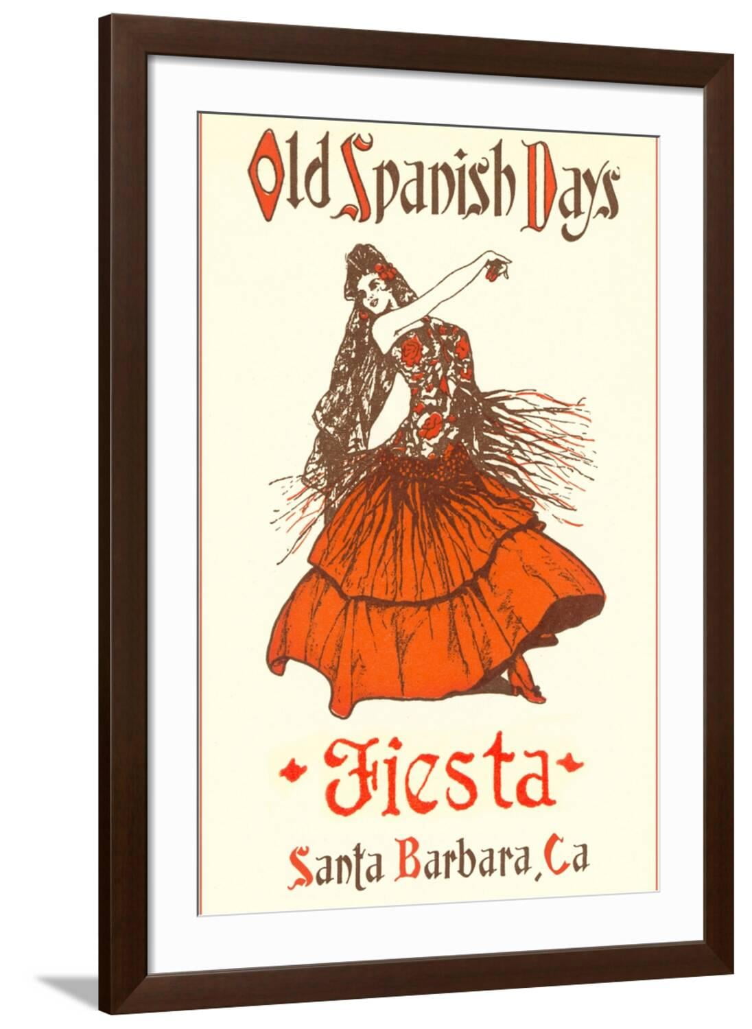 Art.com Poster for Fiesta Days, Santa Barbara, California Art Print ...