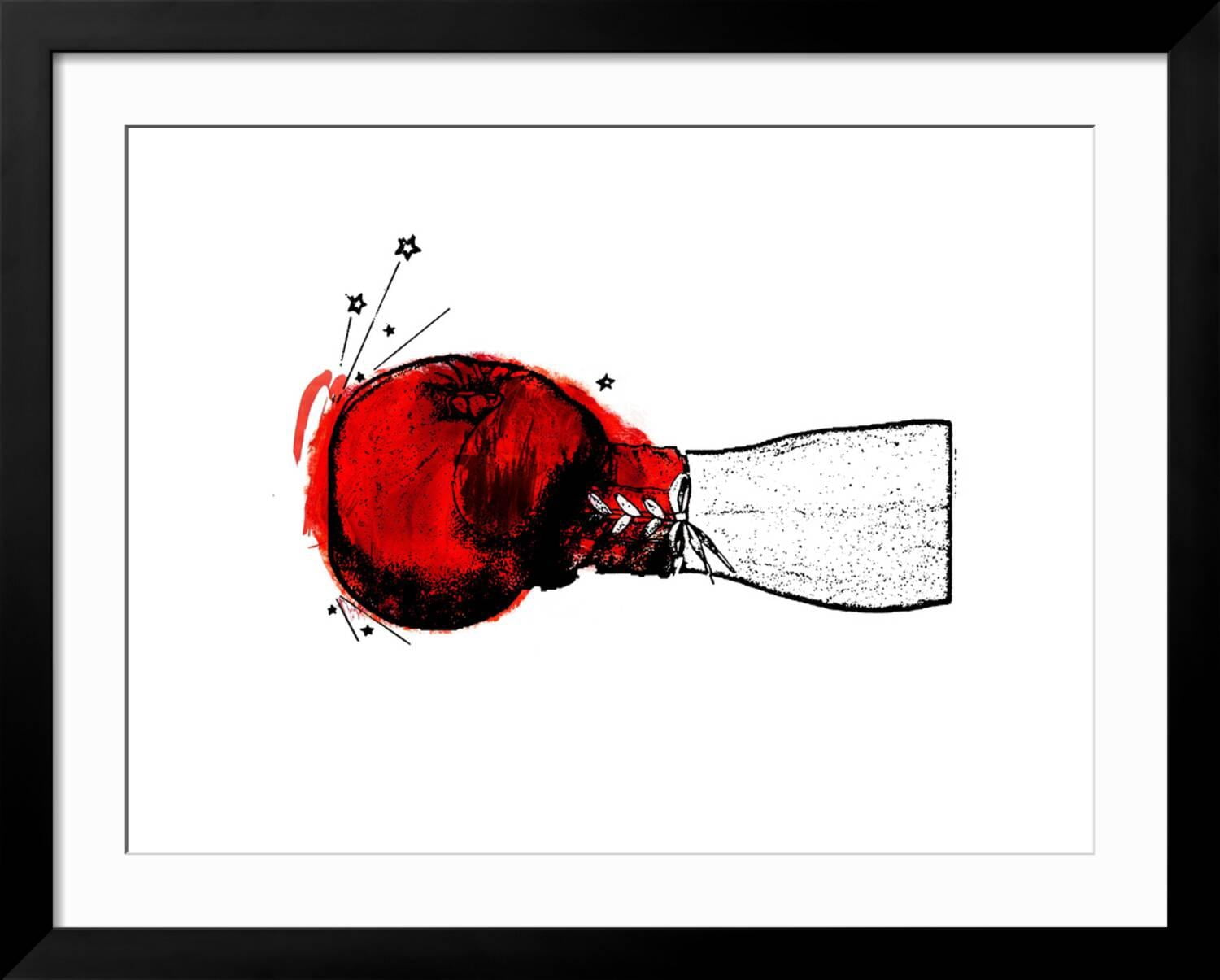 Art.com Pow Art Print by Alex Cherry, Black Frame Wall Art, 40" x 32 ...