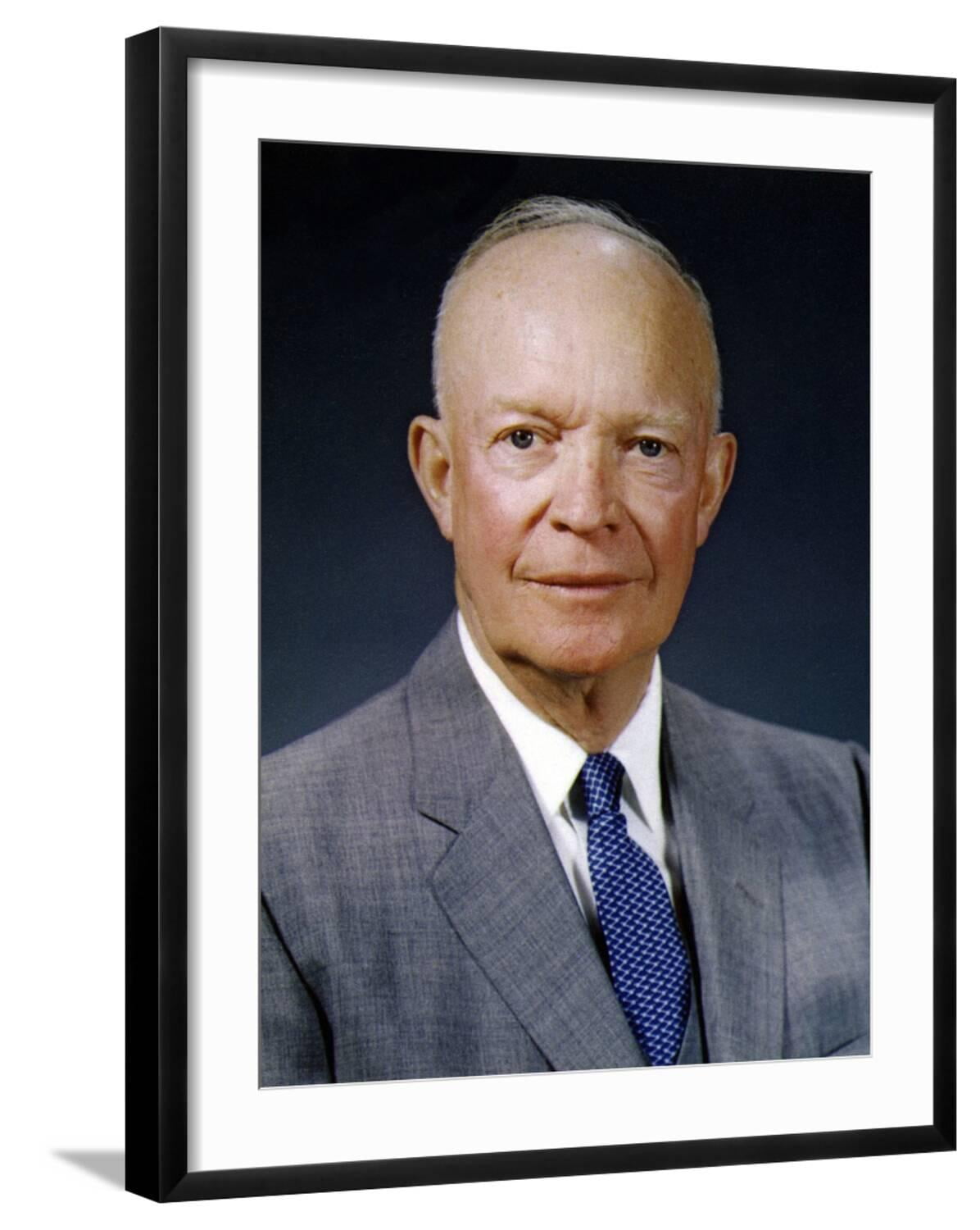 Art.com President Dwight Eisenhower, May 29, 1959 Photo, Black Frame ...
