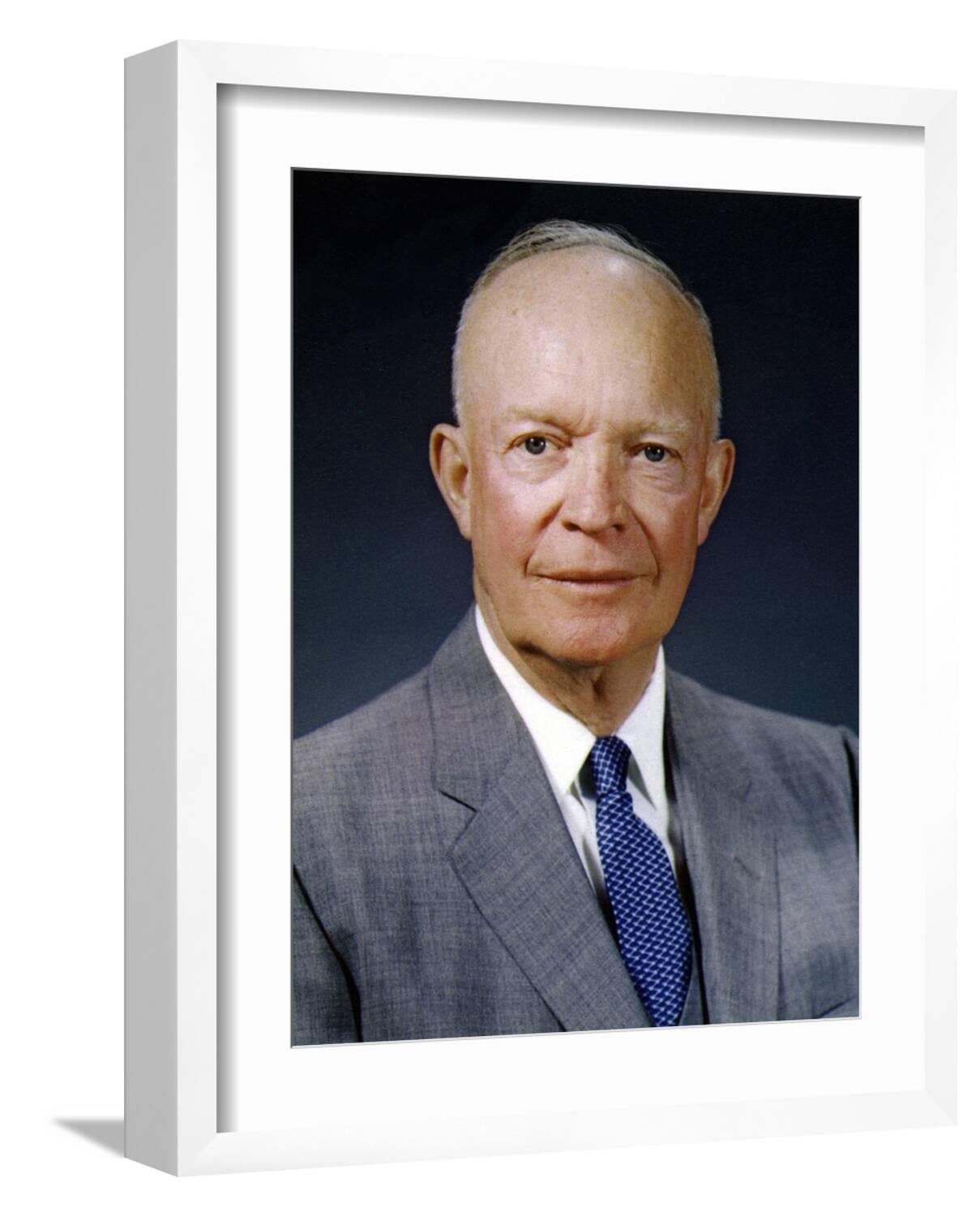 Art.com President Dwight Eisenhower, May 29, 1959 Photo, White Frame ...