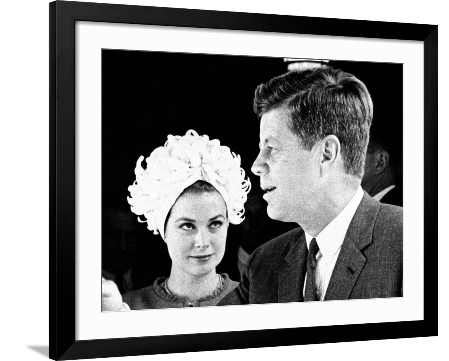 Art.com Princess Grace of Monaco and President John F Kennedy Photo ...