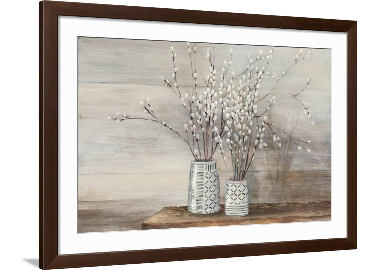 Art.com Pussy Willow Still Life with Designs Art Print by Julia ...