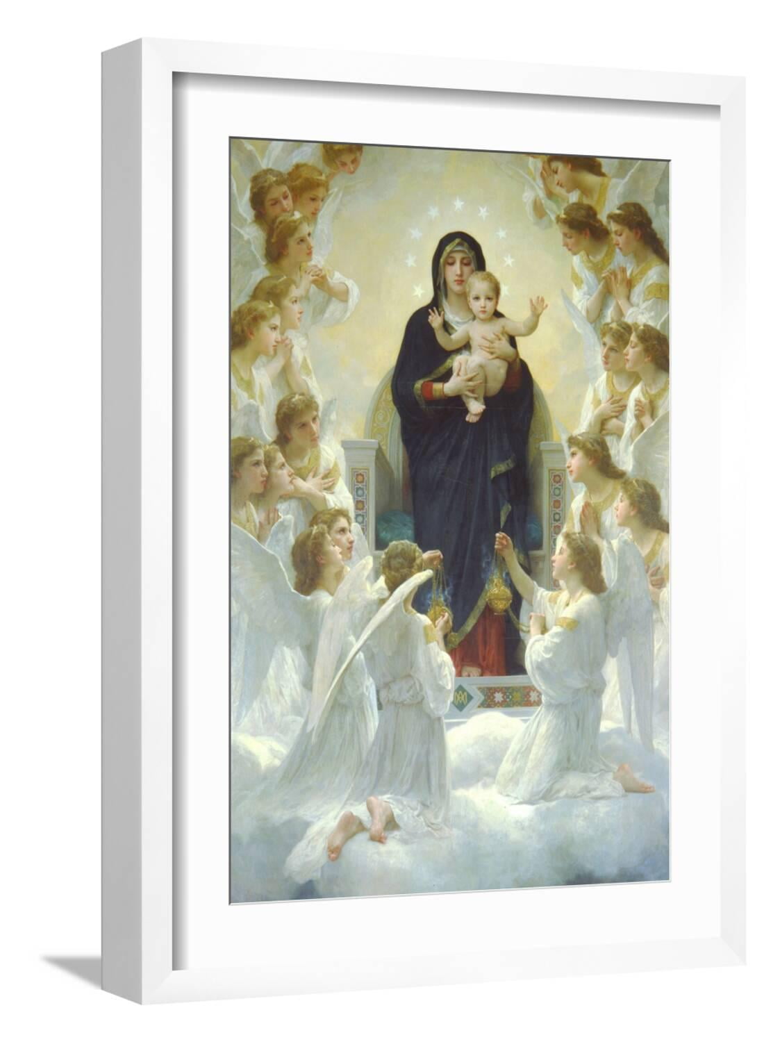 Art.com Queen of Angels Art Print by William Adolphe Bouguereau, White ...