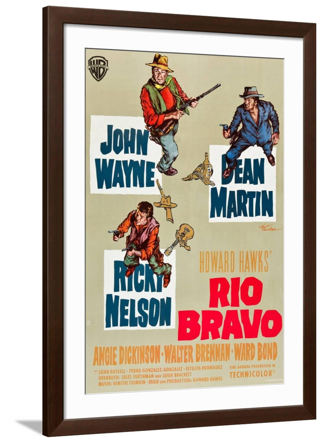 Art.com RIO BRAVO, clockwise: John Wayne, Dean Martin, Ricky Nelson on ...