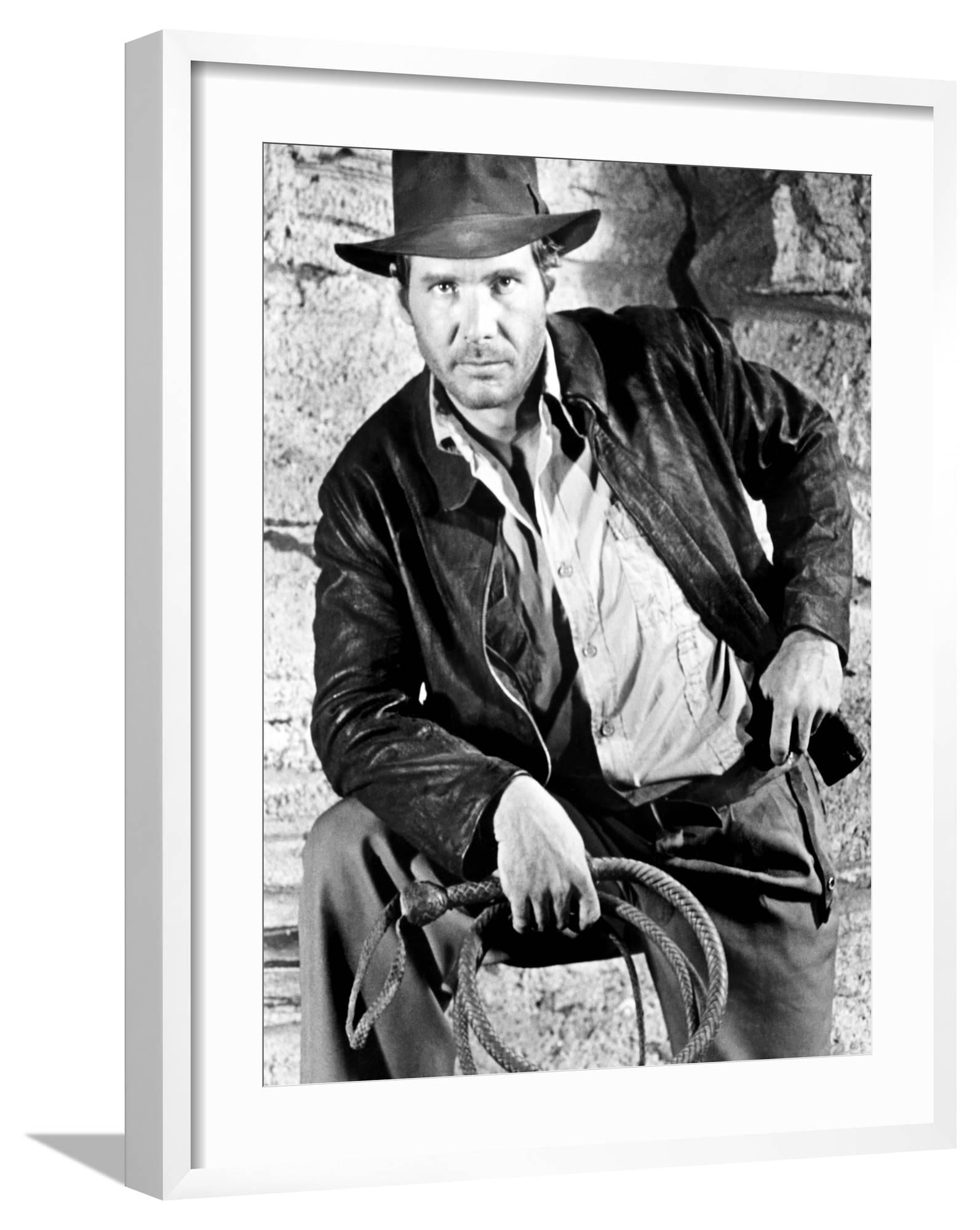 Art.com Raiders of the Lost Ark, Harrison Ford, 1981 Photo, White Frame ...