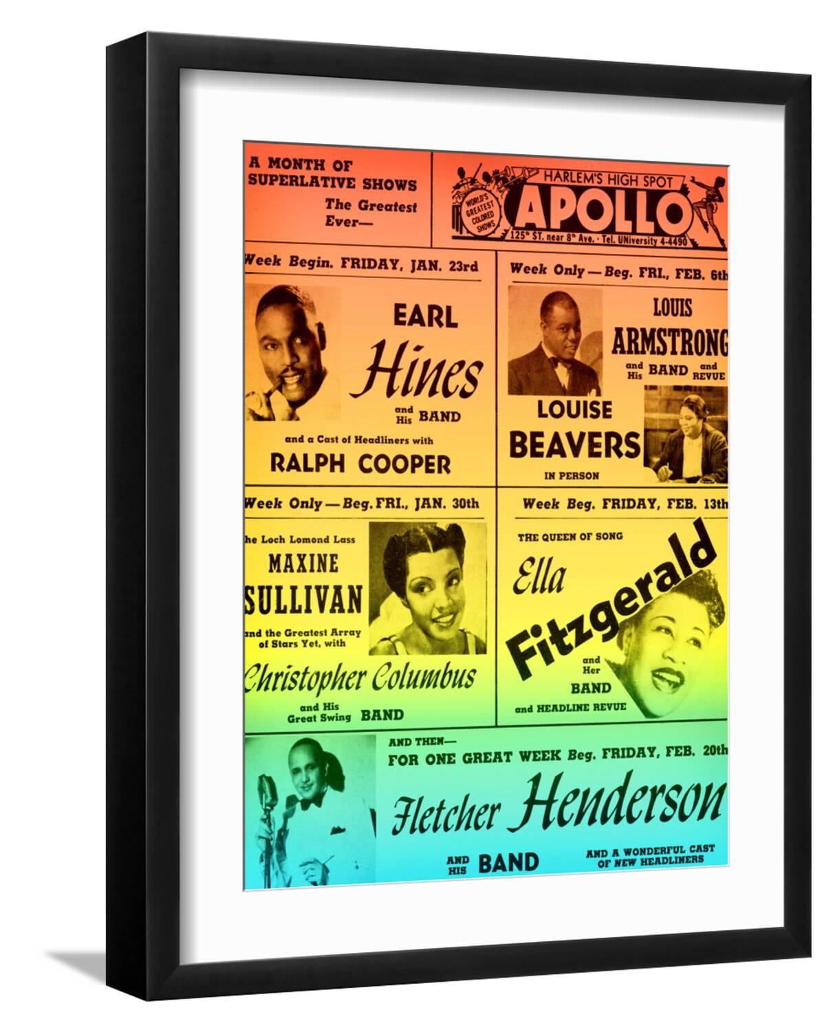 Art.com Rainbow Take on an Old Apollo Theater Performance Calendar Art ...