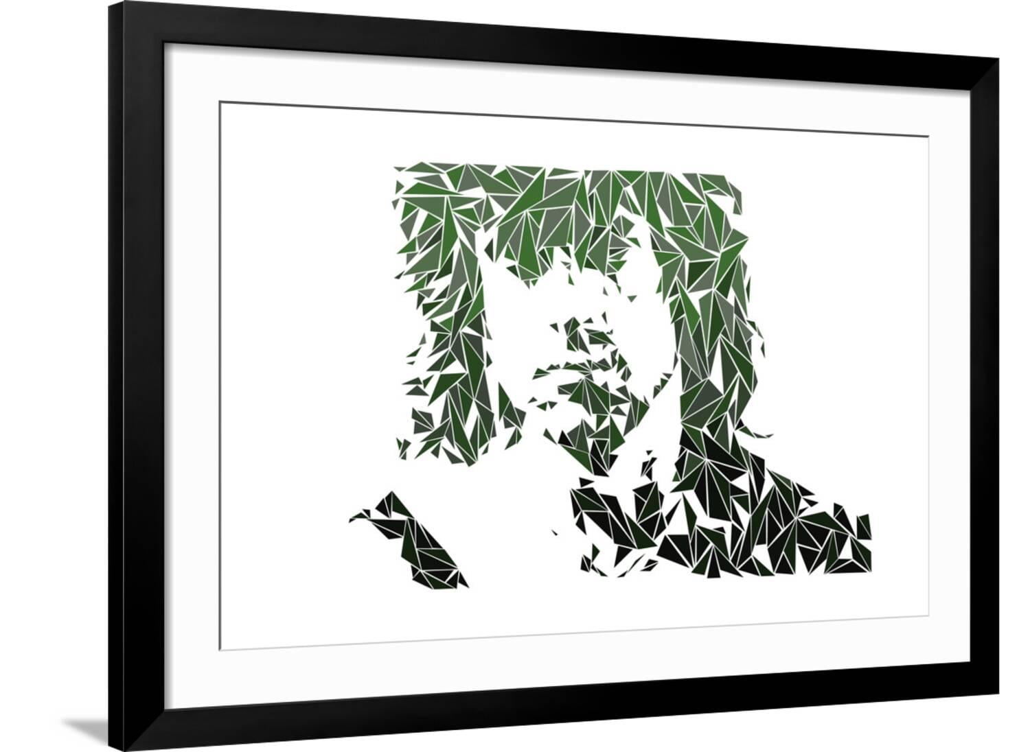 Art.com Rambo Art Print by Cristian Mielu, Black Frame Wall Art, 44" x ...