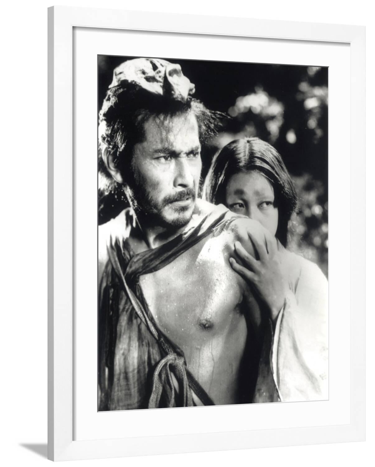 Art.com Rashomon, Toshiro Mifune, Machiko Kyo, 1950 Photo, White Frame ...