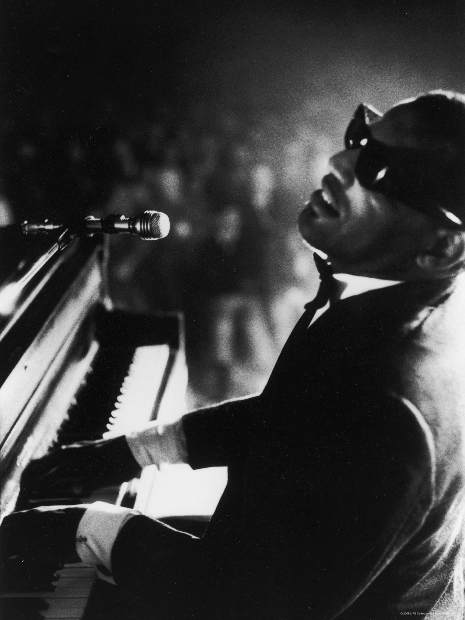 Art.com Ray Charles Playing Piano in Concert Premium Photographic Print ...