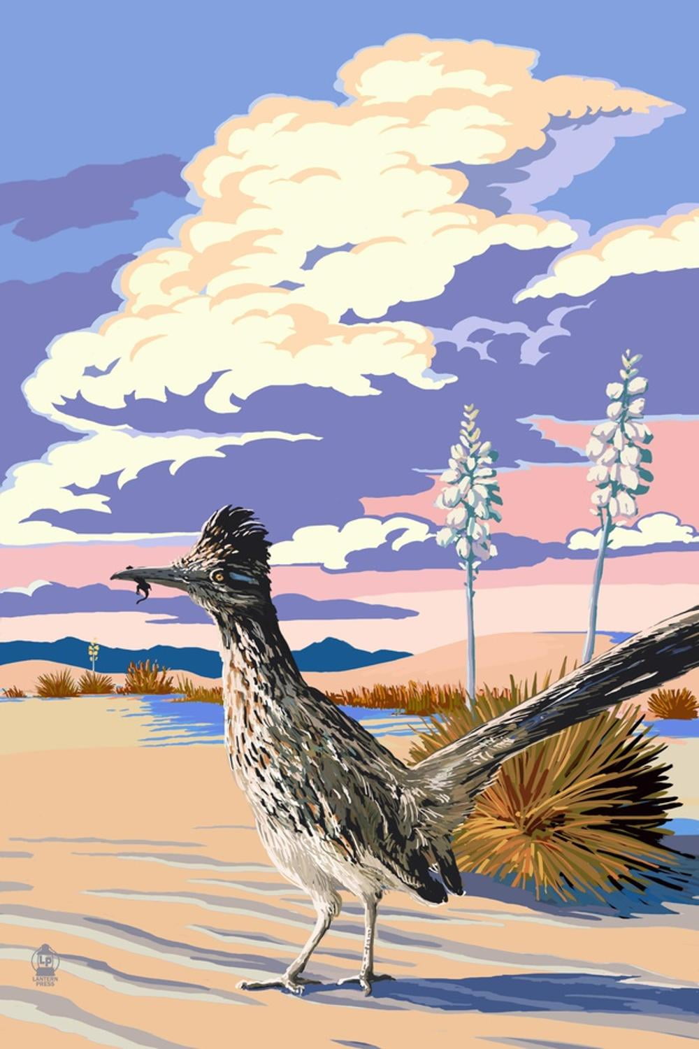 Art.com Roadrunner Scene Art Print by Lantern Press, 12" x 18 ...