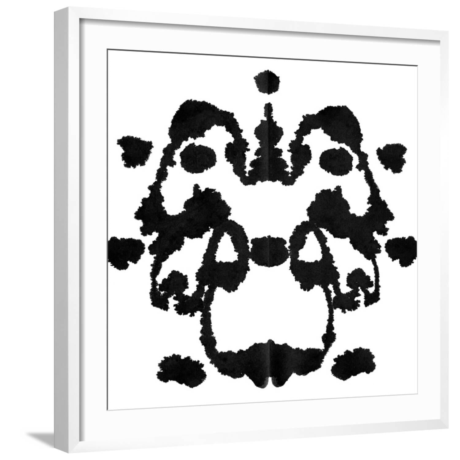Art.com Rorschach Test Art Print by akova, White Frame Wall Art, 29" x ...