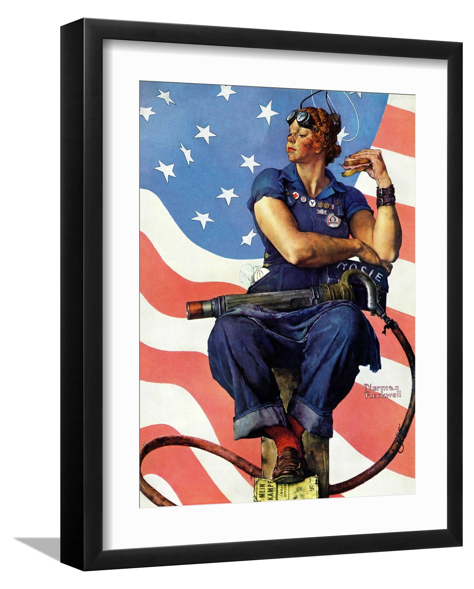 Art.com Rosie the Riveter, May 29,1943 Giclee Print by Norman Rockwell ...