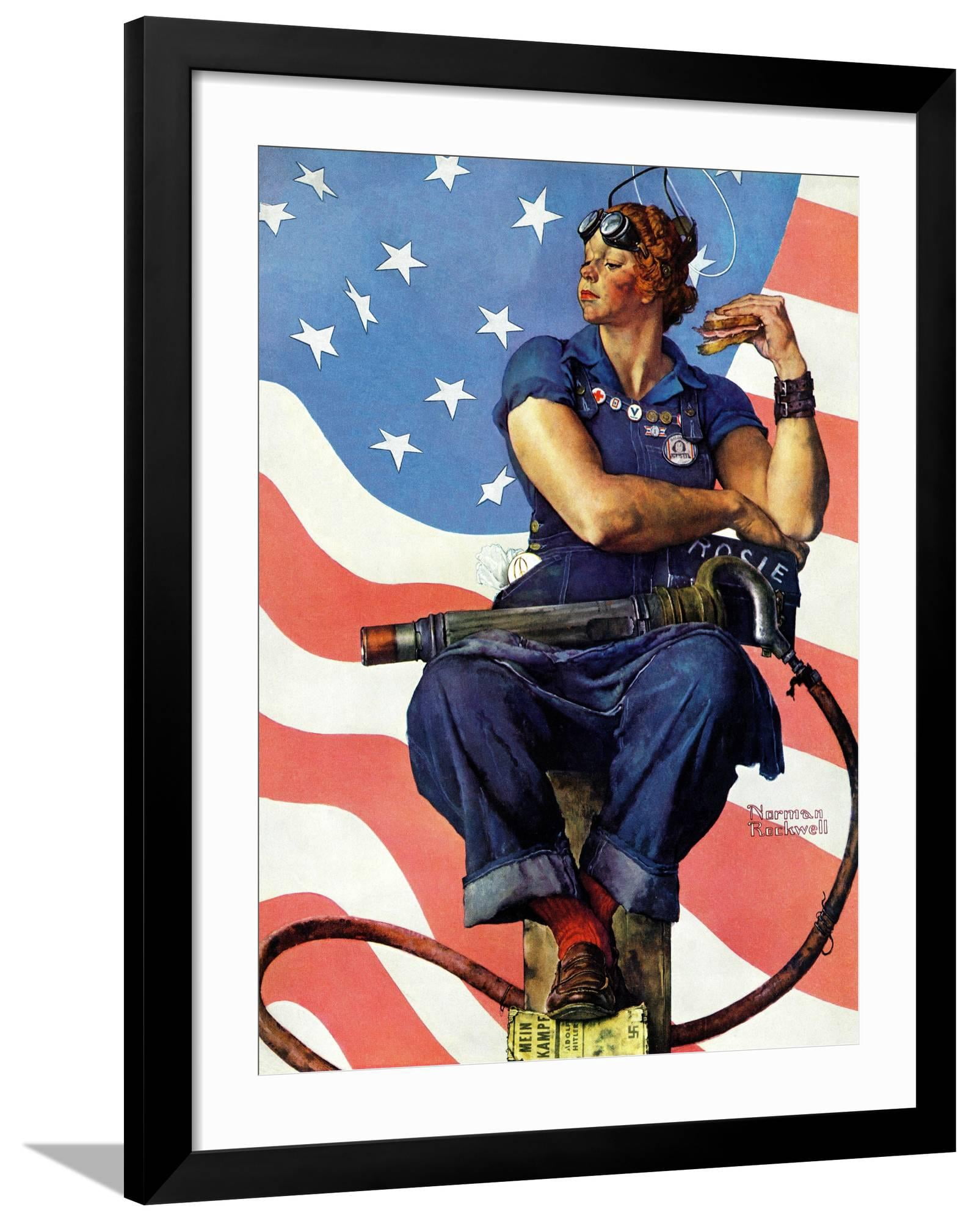 Art.com Rosie the Riveter, May 29,1943 Giclee Print by Norman Rockwell ...