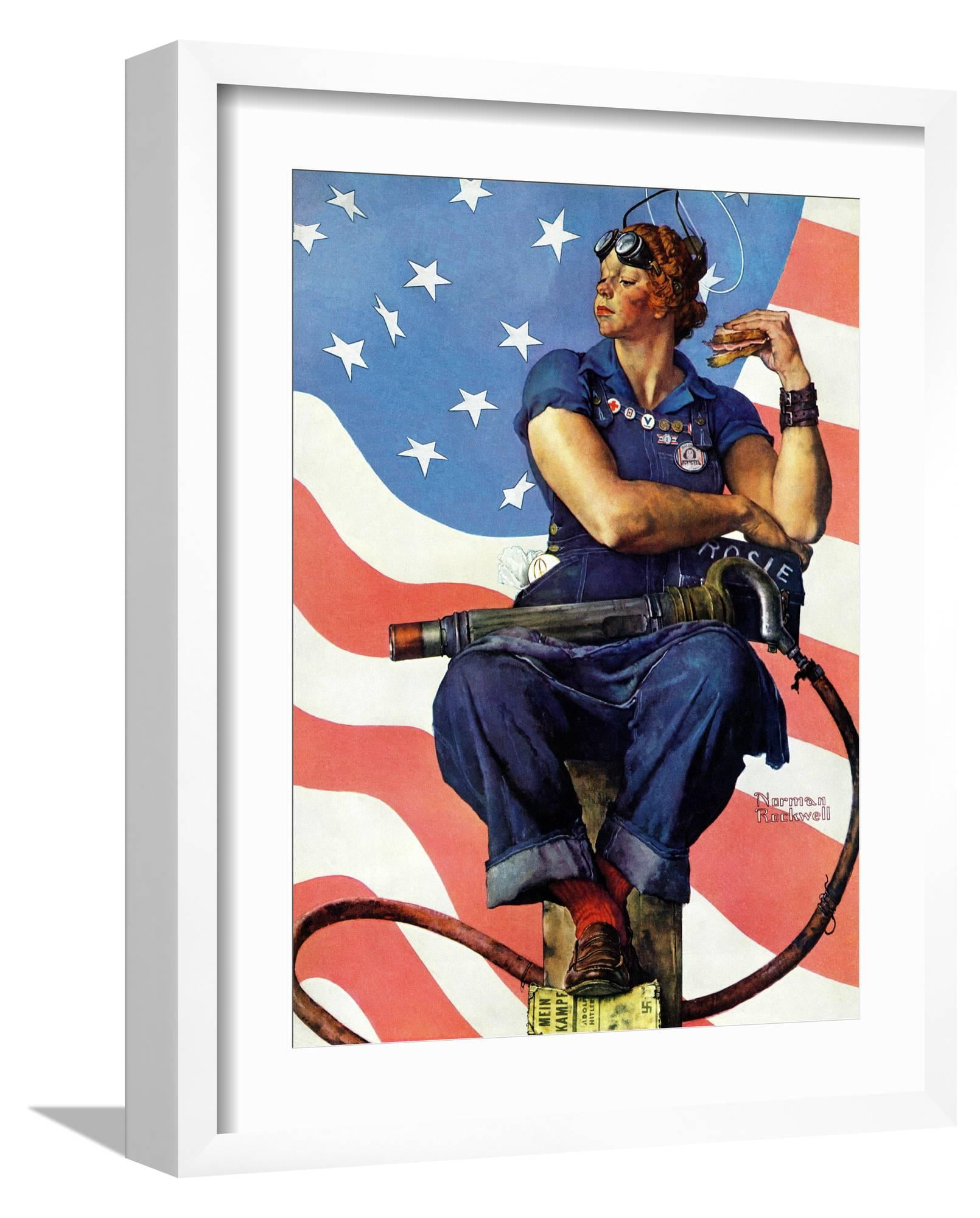 Art.com Rosie the Riveter, May 29,1943 Giclee Print by Norman Rockwell ...
