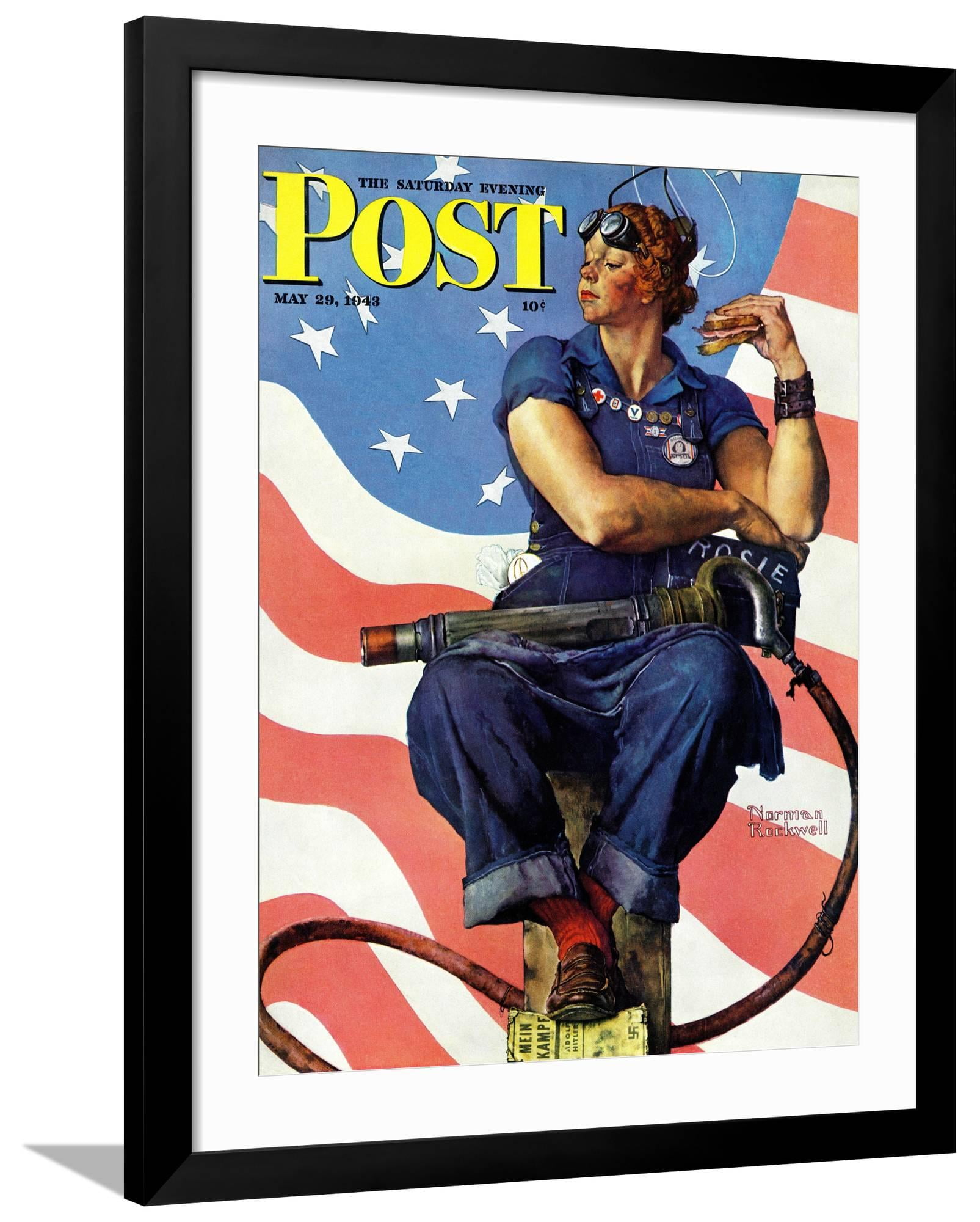 Art.com Rosie the Riveter Saturday Evening Post Cover, May 29,1943 ...