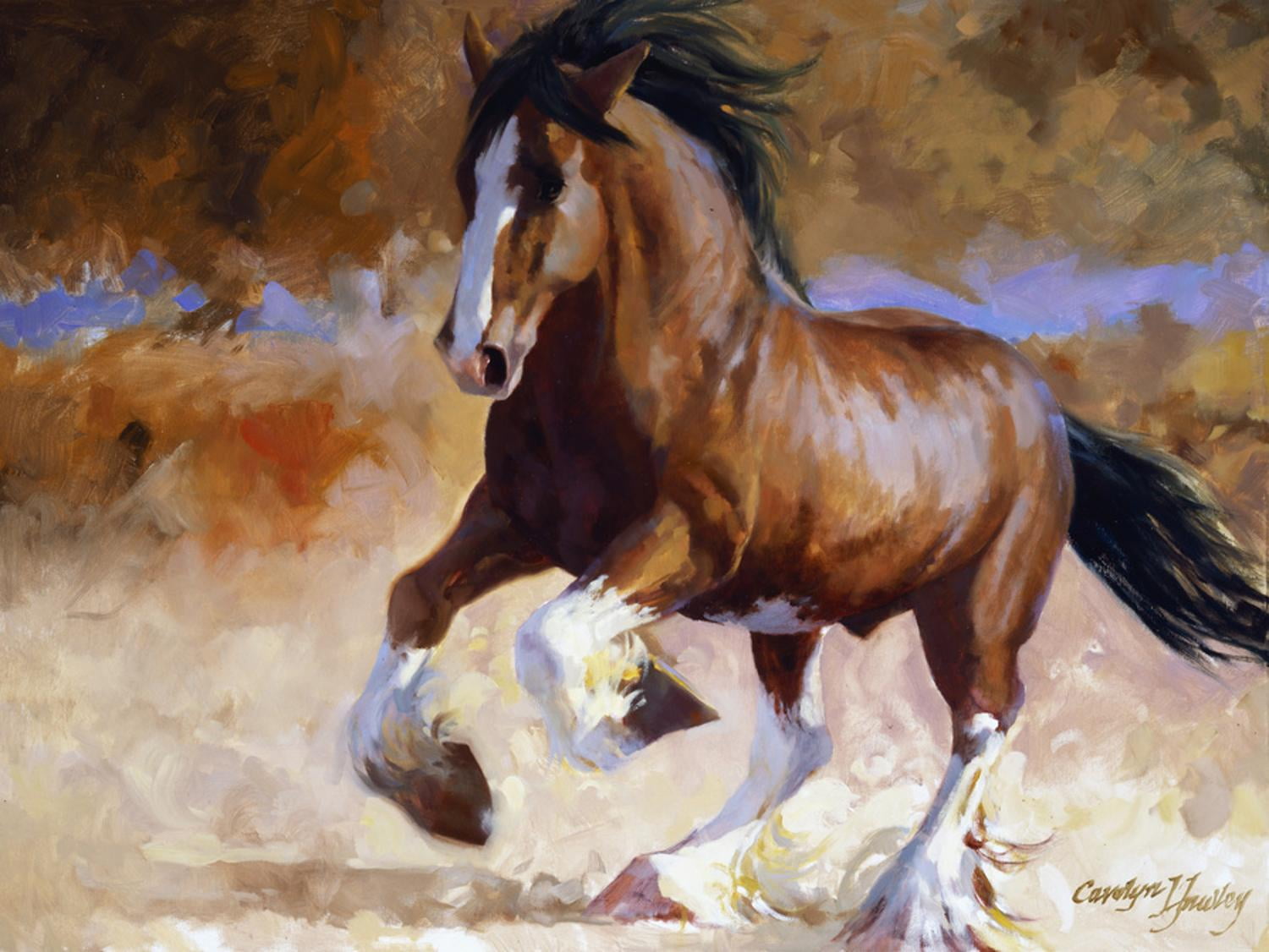 Art.com Rumi's Run Art Print by Carolyne Hawley, 32" x 24" - Walmart.com