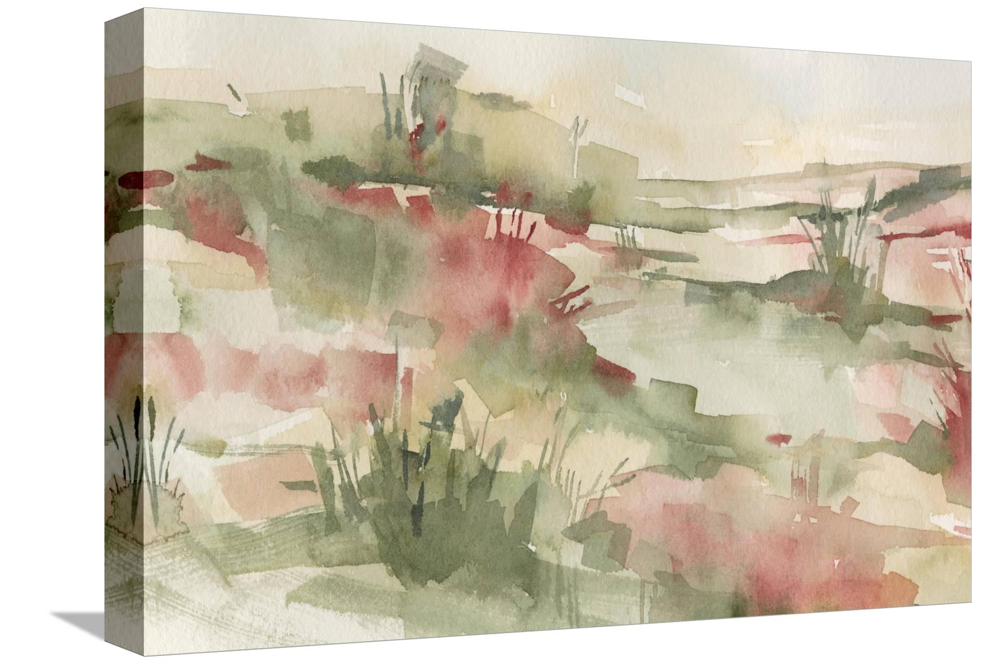 Art.com Rust Grasslands I Stretched Canvas Print Wall Art by Emma ...