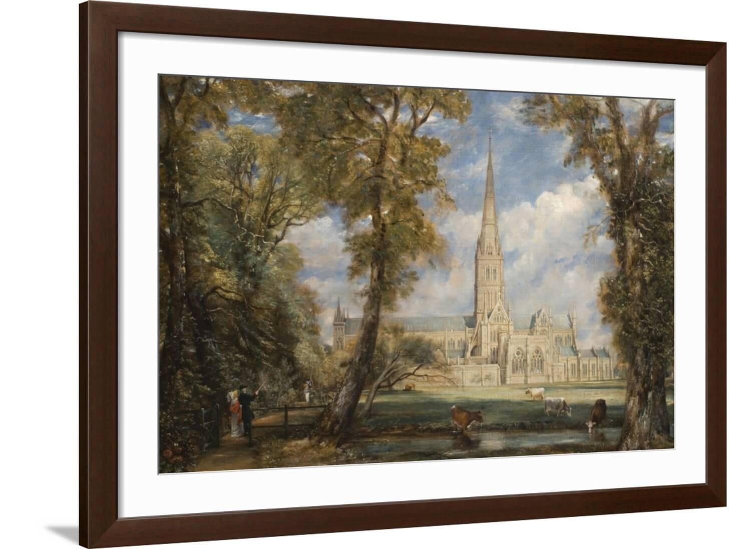 Art.com Salisbury Cathedral from the Bishop's Grounds Art Print by John ...