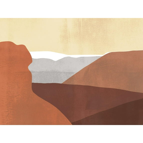 Art.com Sedona Colorblock I Art Print by Victoria Borges, 32" x 24 ...