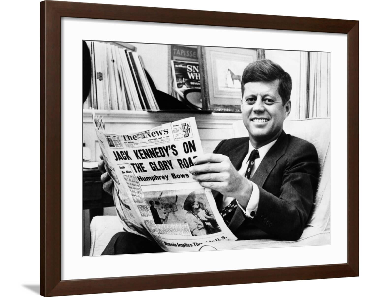 Art.com Sen John Kennedy Becomes the Front-Runner for the 1960 ...