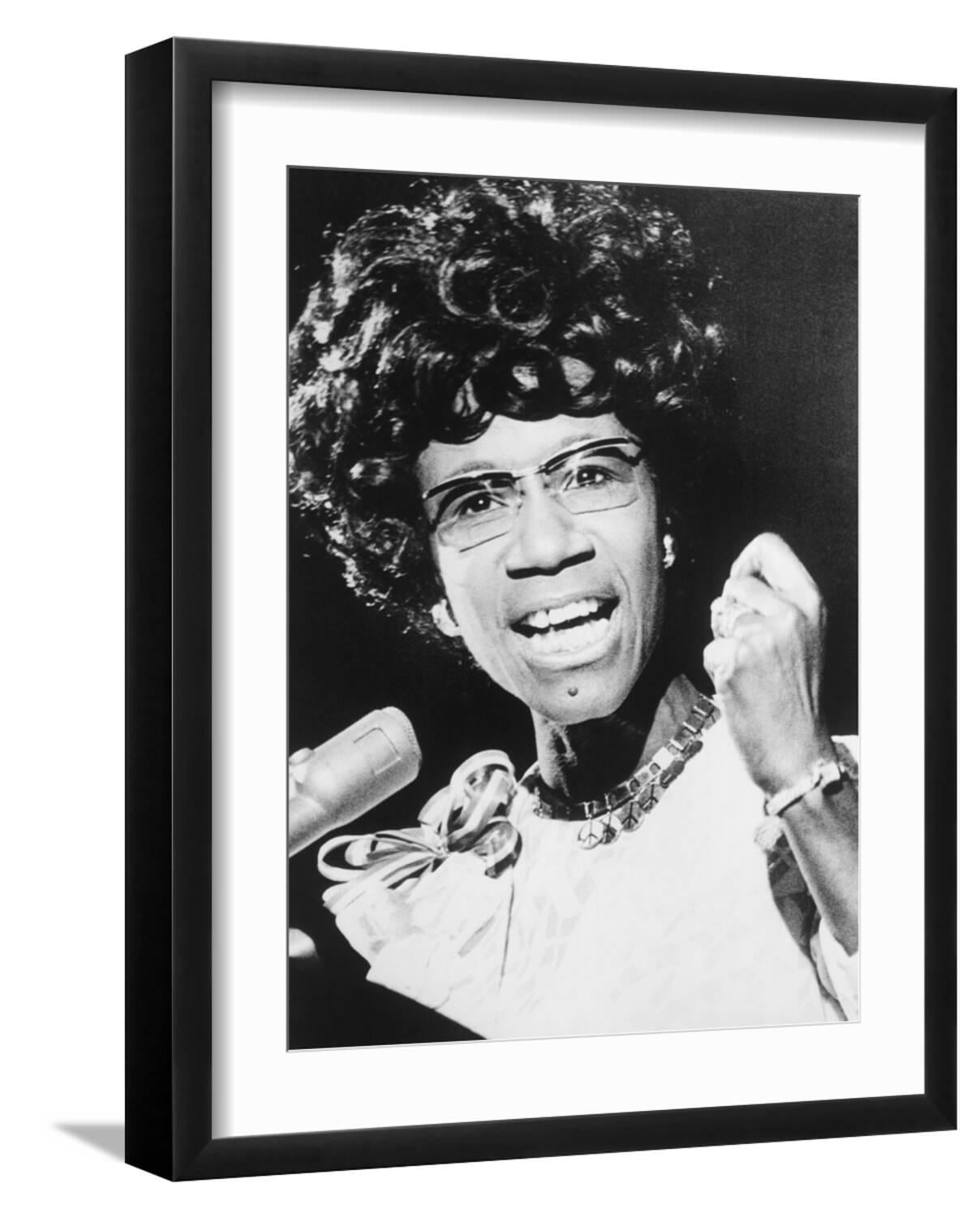Art.com Shirley Chisholm, African American Congresswoman from Brooklyn ...