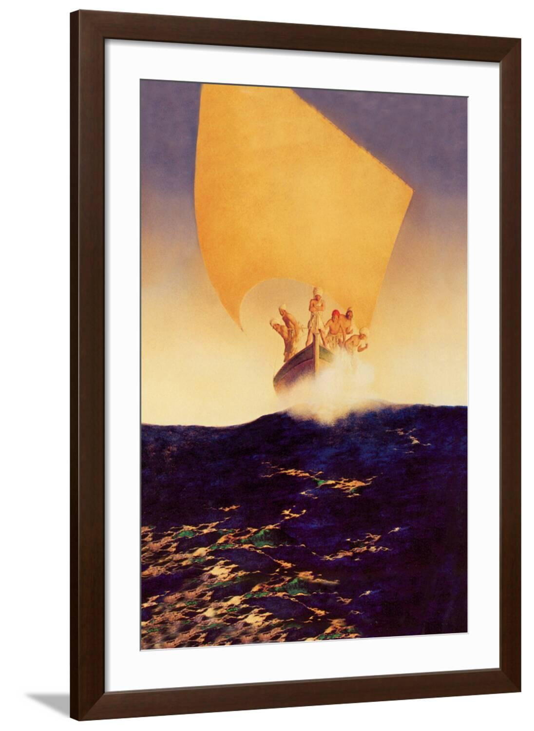 Art.com Sinbad and His Seven Brothers Art Print by Maxfield Parrish ...