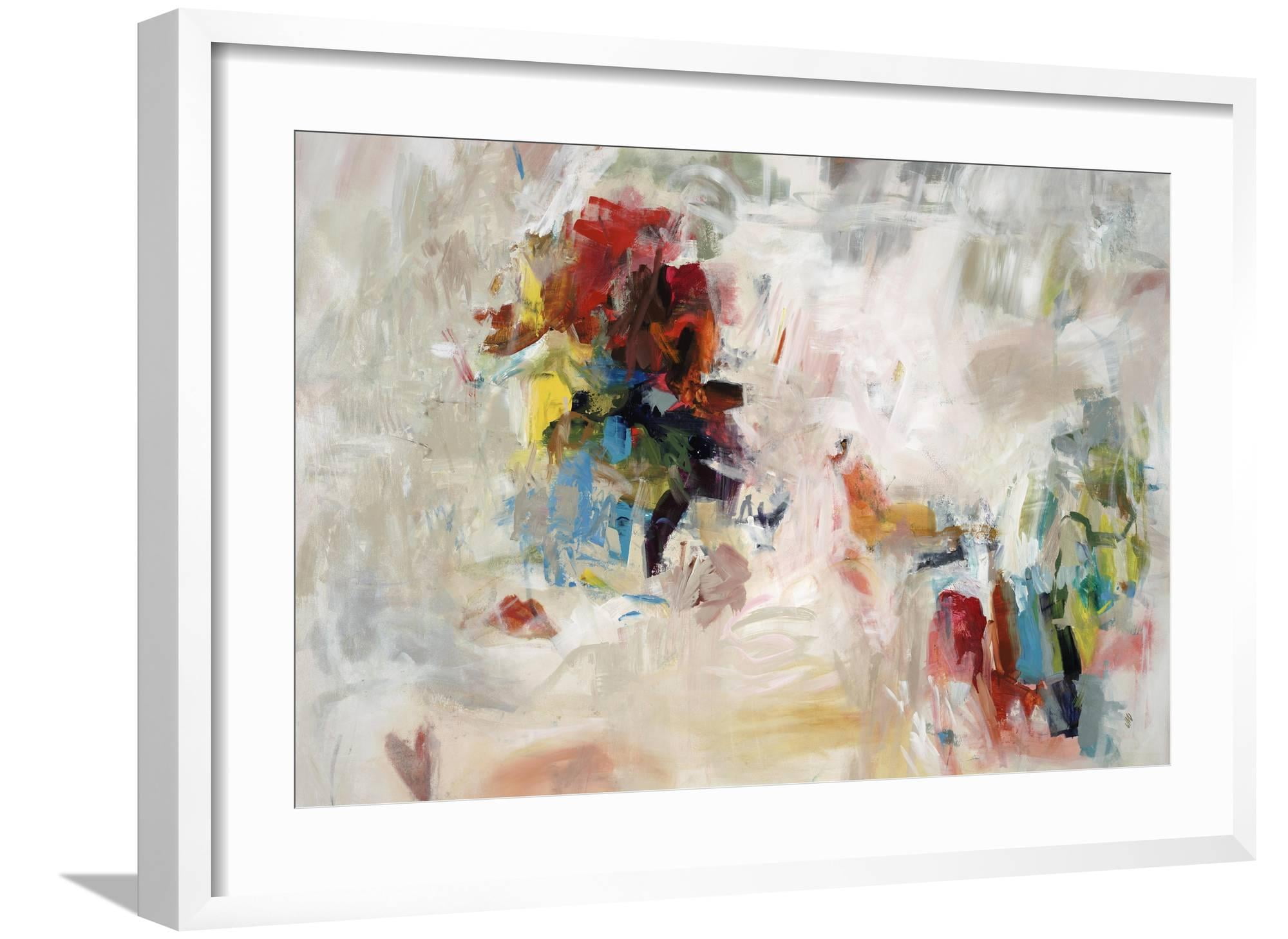 Art.com Snow Bunny Giclee Print by Jodi Maas, White Frame Wall Art, 29 ...