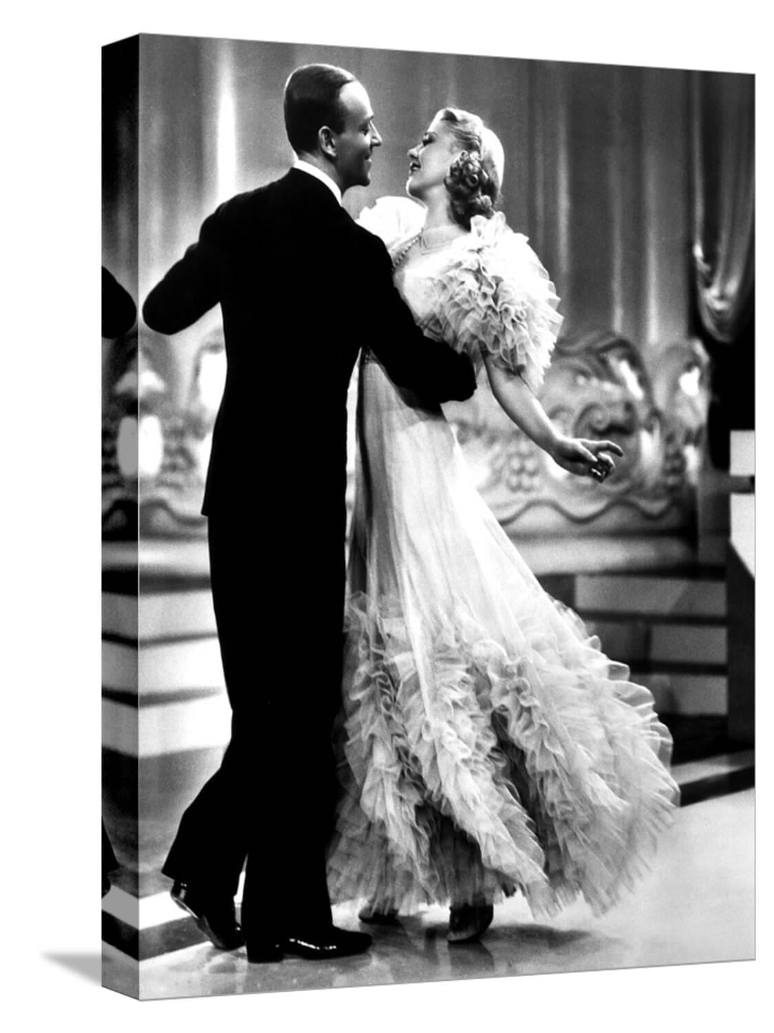 Art.com Swing Time, Fred Astaire, Ginger Rogers, 1936 Stretched Canvas ...