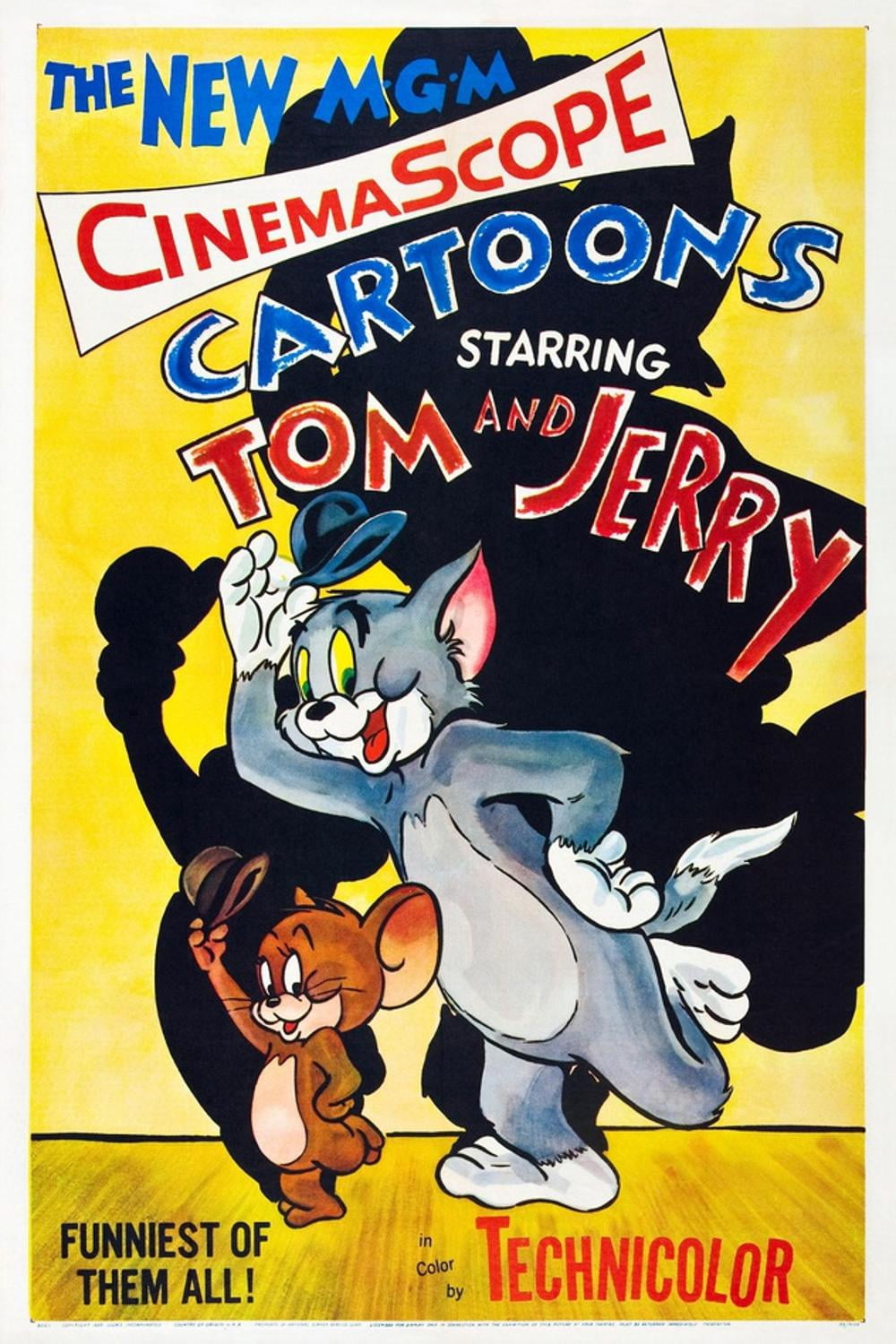 Art.com TOM AND JERRY, from left: Jerry the Mouse, Tom the cat, 1955 ...