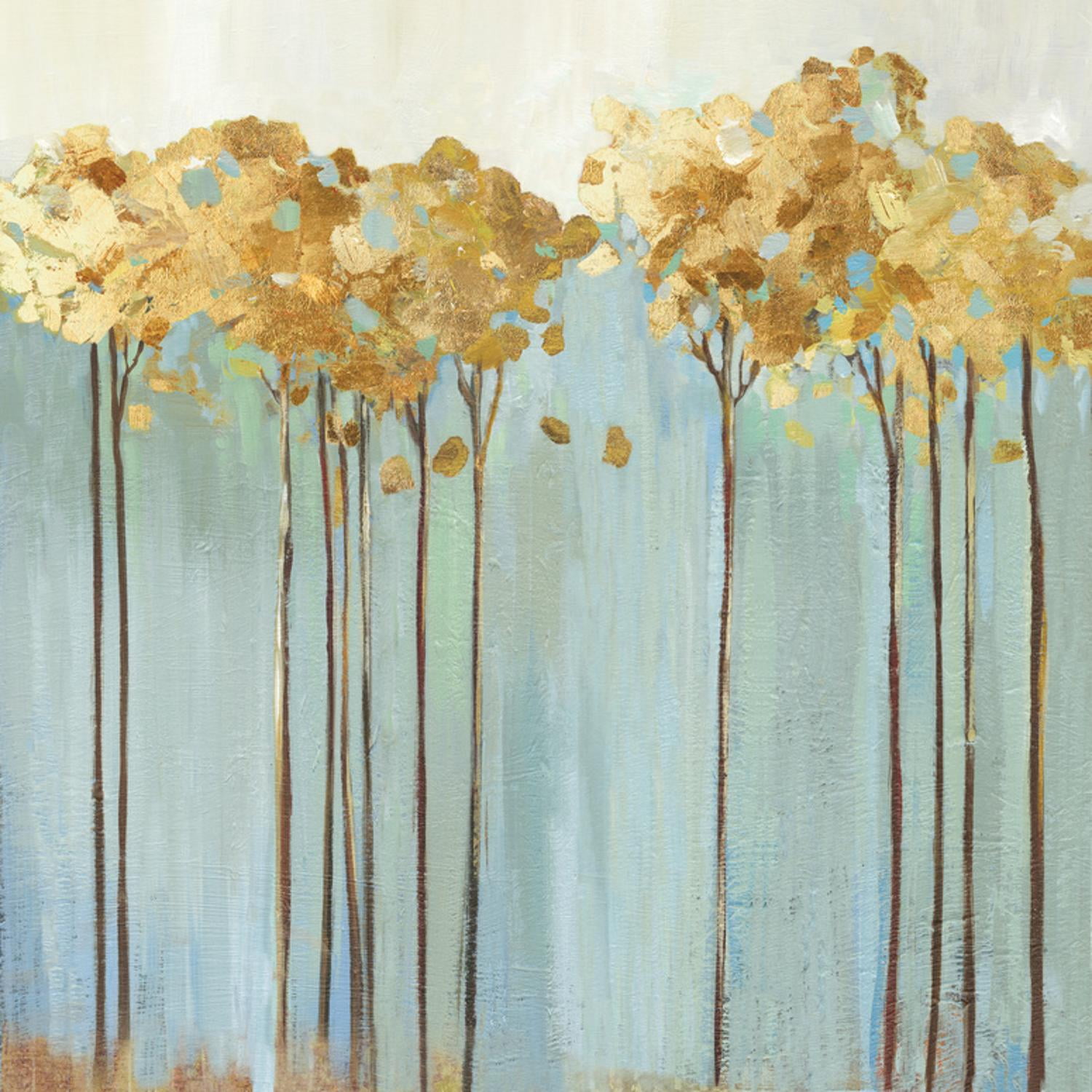 Art.com Teal Trees II Art Print by Allison Pearce, 24" x 24" - Walmart.com