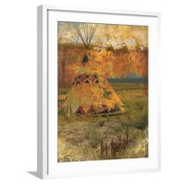 Art.com Vintage Flowering Trees III Art Print by 0 Unknown, White Frame ...