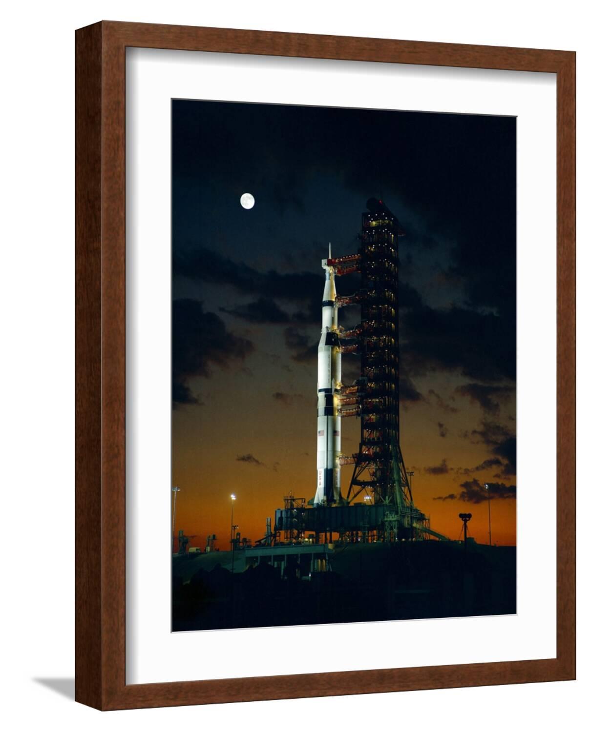 Art.com Test Flight of Giant Saturn V Rocket for Apollo 4 Mission at ...